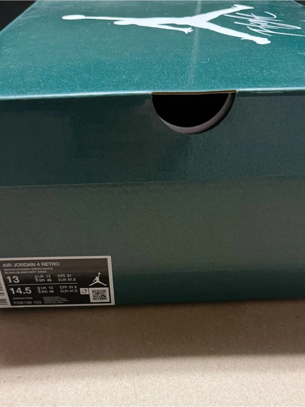 Jordan | Shoes | Nike Air Jordan 4 Retro Oxidized Green Mens Basketball ...